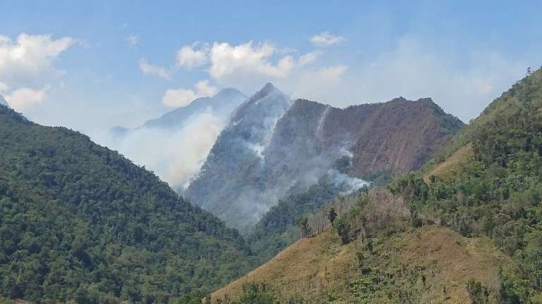 BREAKING: Mt. Kitanglad forest fire - Bukidnon Online