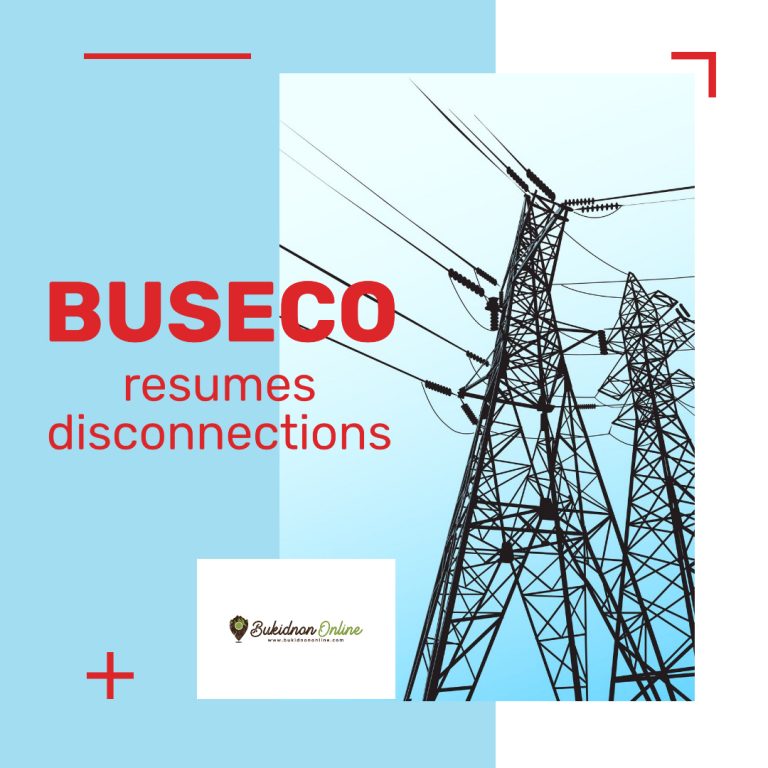 BUSECO resumes disconnections - Bukidnon Online